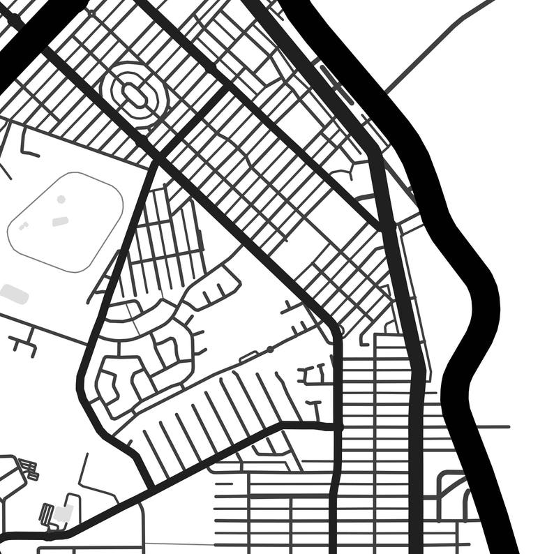 Kalgoorlie Map Print Printable Kalgoorlie Map Art Western - Etsy Australia