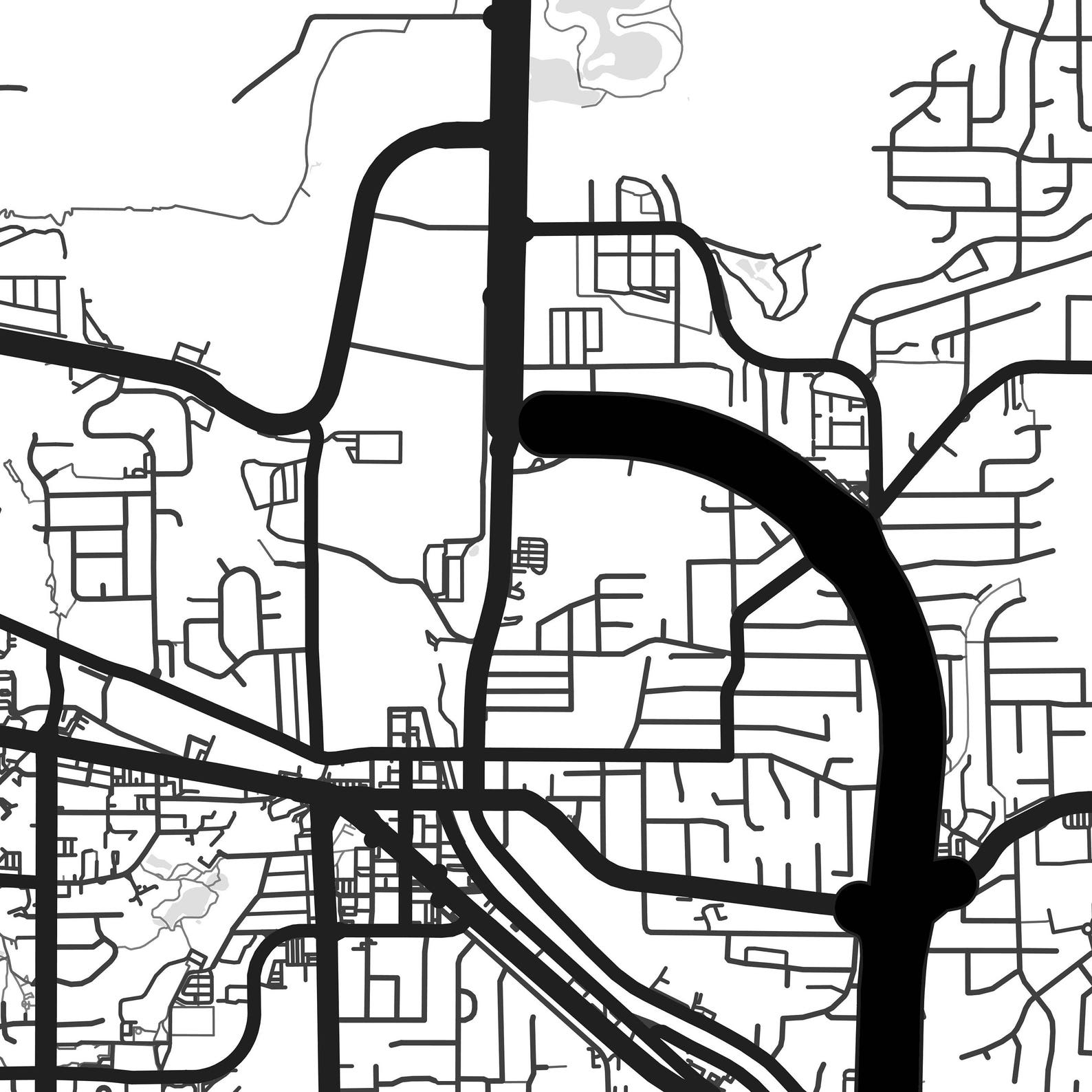 Abbotsford Map Print Printable Abbotsford Map Art Abbotsford | Etsy