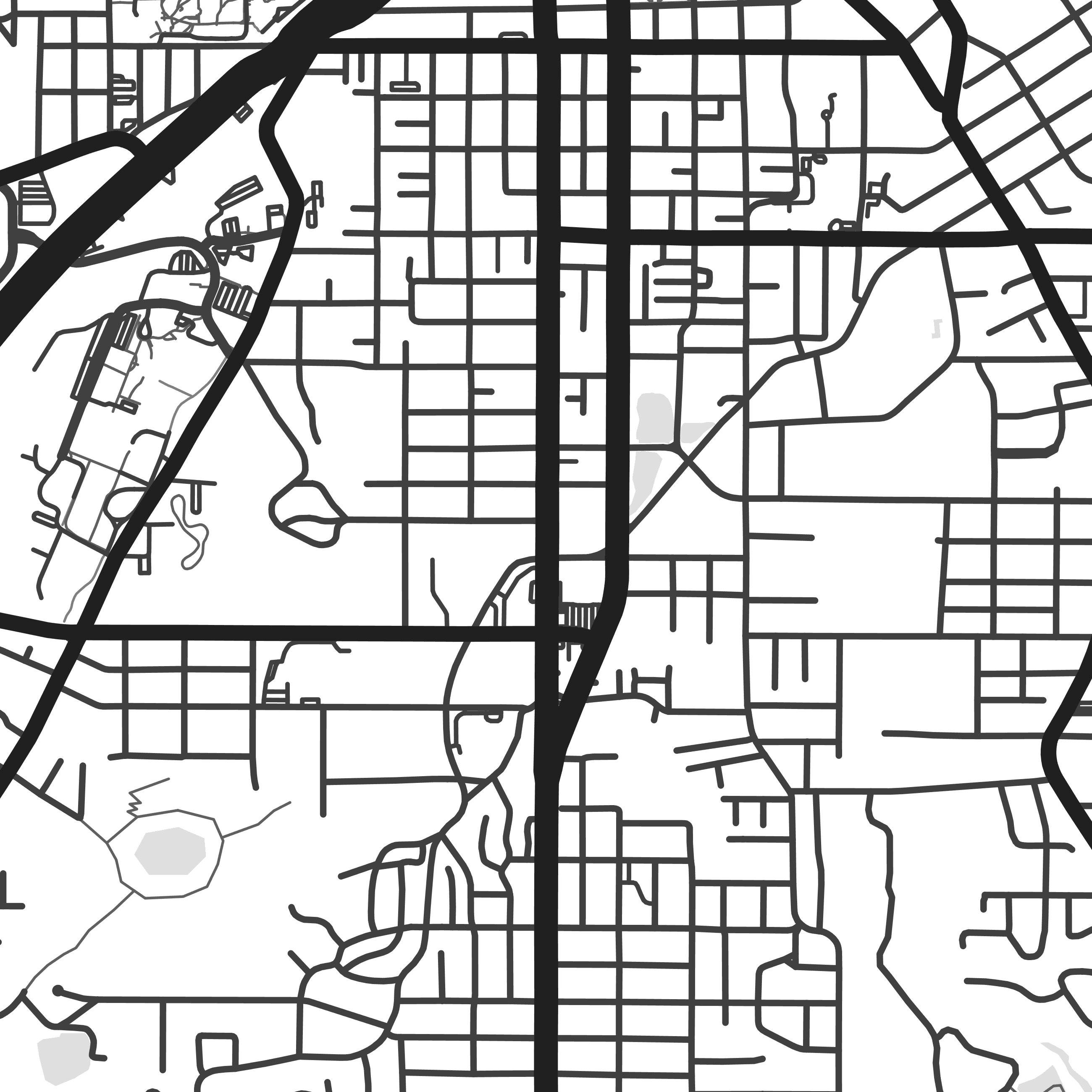 Kalamazoo Map Print Printable Kalamazoo Map Art Kalamazoo | Etsy Canada