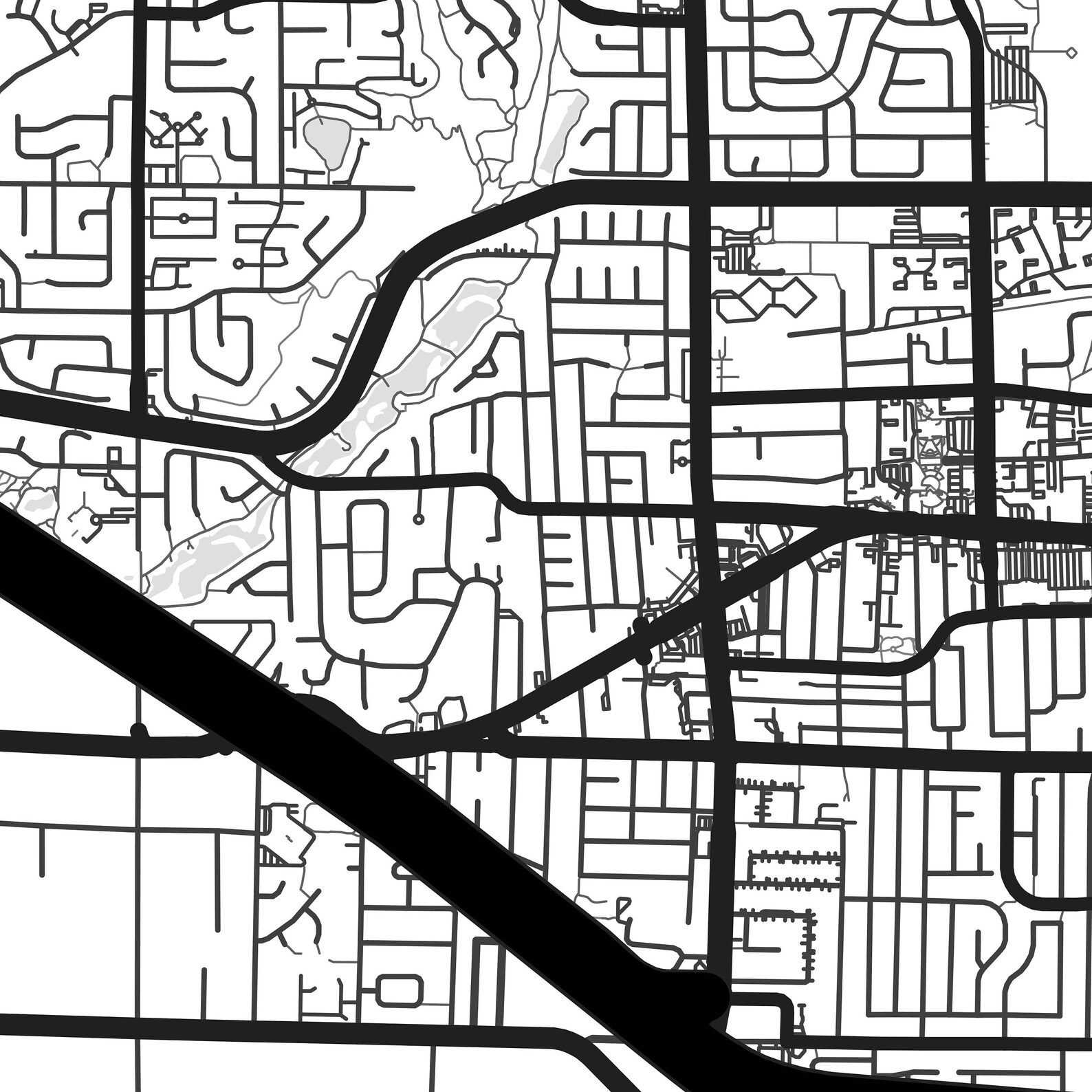 Abbotsford Map Print Printable Abbotsford Map Art Abbotsford | Etsy