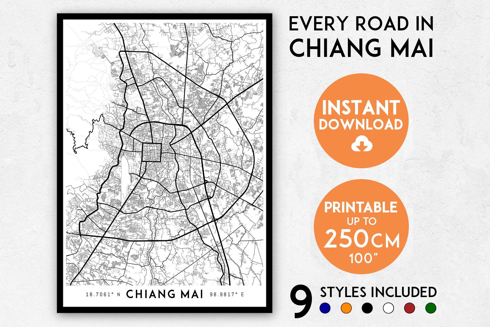 Map Of Chiang Mai
