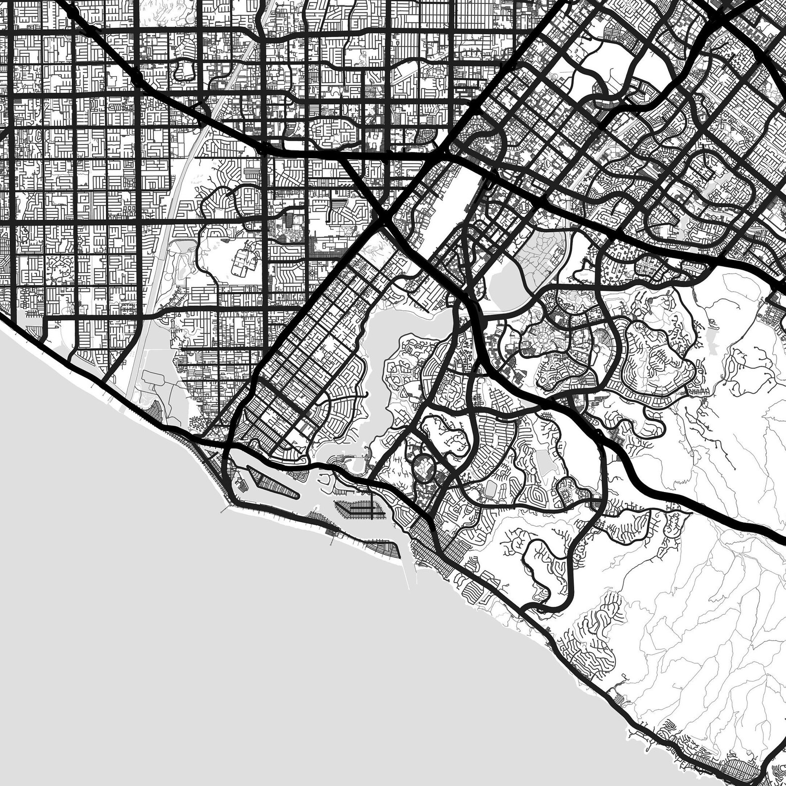 Los Angeles Map Print LA Map LA Print Los Angeles Print - Etsy