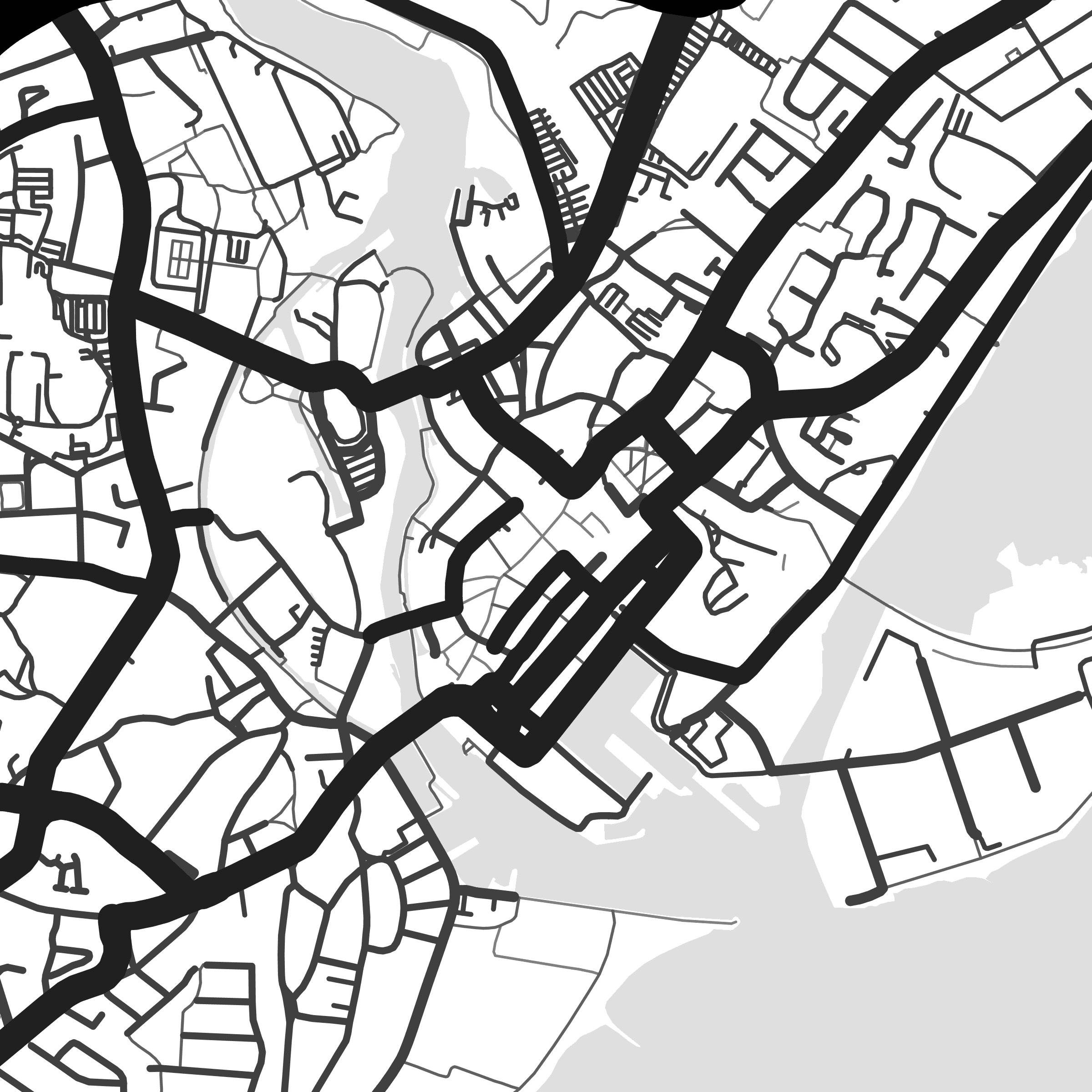 Galway Map Print Printable Galway Map Art Galway Print | Etsy UK