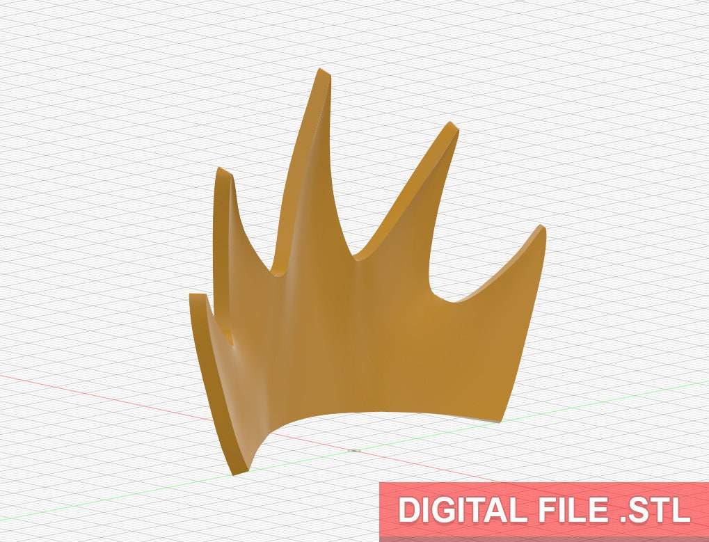 Model 3d STL Crown Ariel Ursula Little Mermaid the Little Mermaid 3d ...