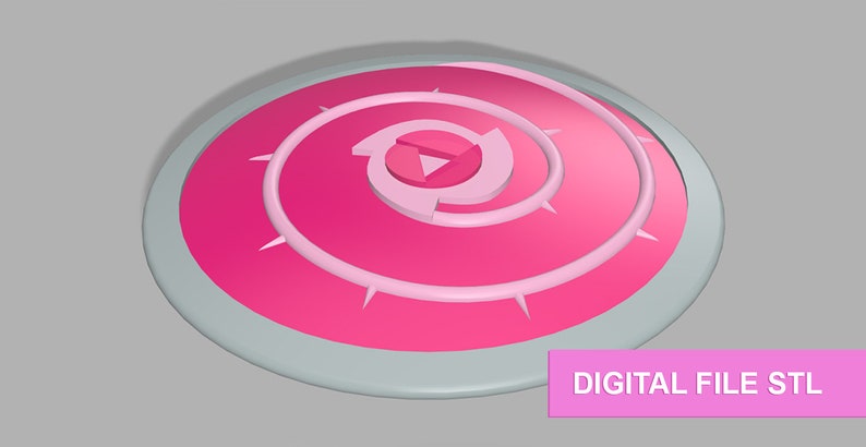 Model 3d STL Shield Rose Quartz Steven Universe Cosplay 3d - Etsy