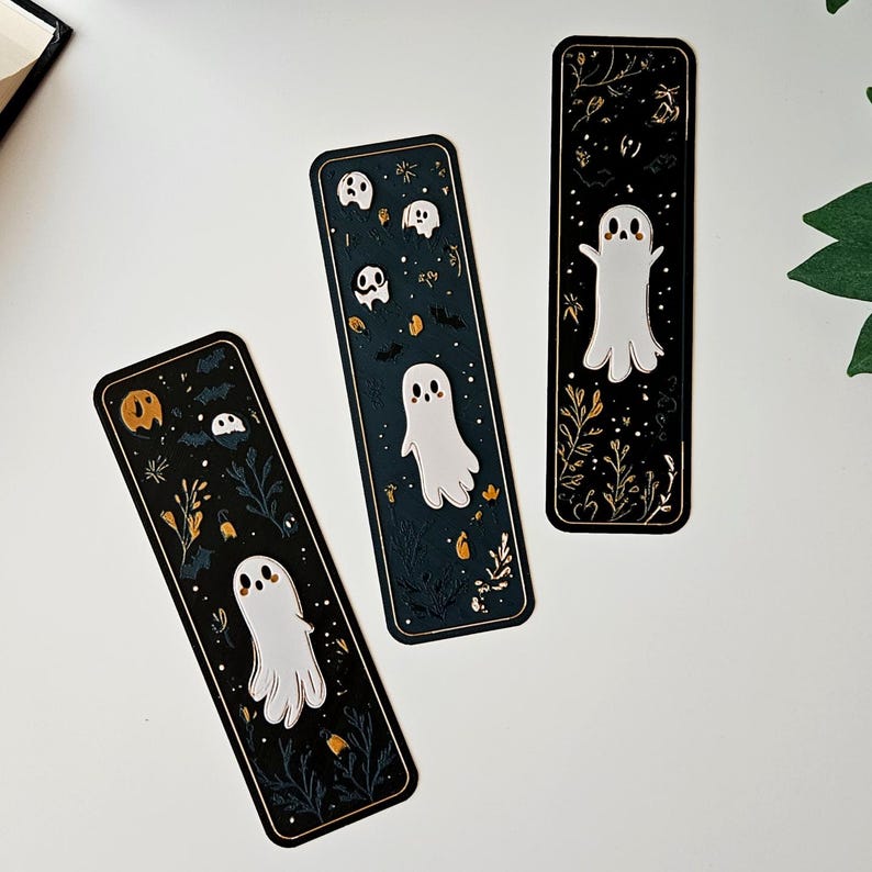 Cute Ghost Bookmark – Halloween Book Lover Gift - Etsy