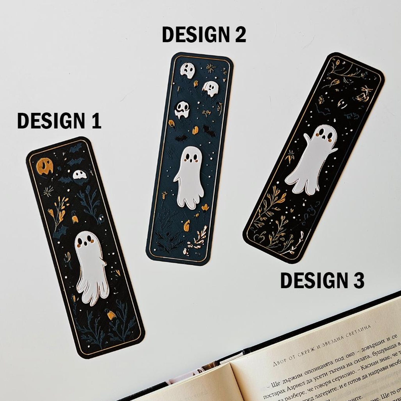 Cute Ghost Bookmark – Halloween Book Lover Gift - Etsy