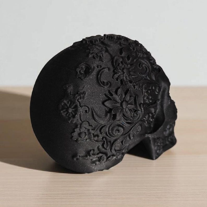 Mexican Ornament Skull | Day of the Dead Inspired Decor | Intricately ...