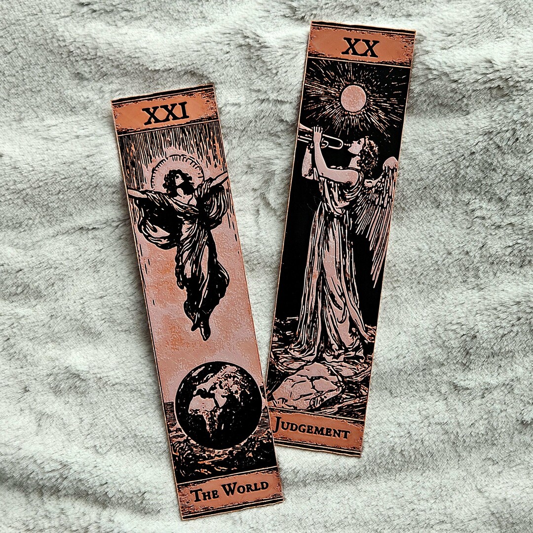 Gothic Tarot Bookmarks Set #8 | Major Arcana Collection | the World ...