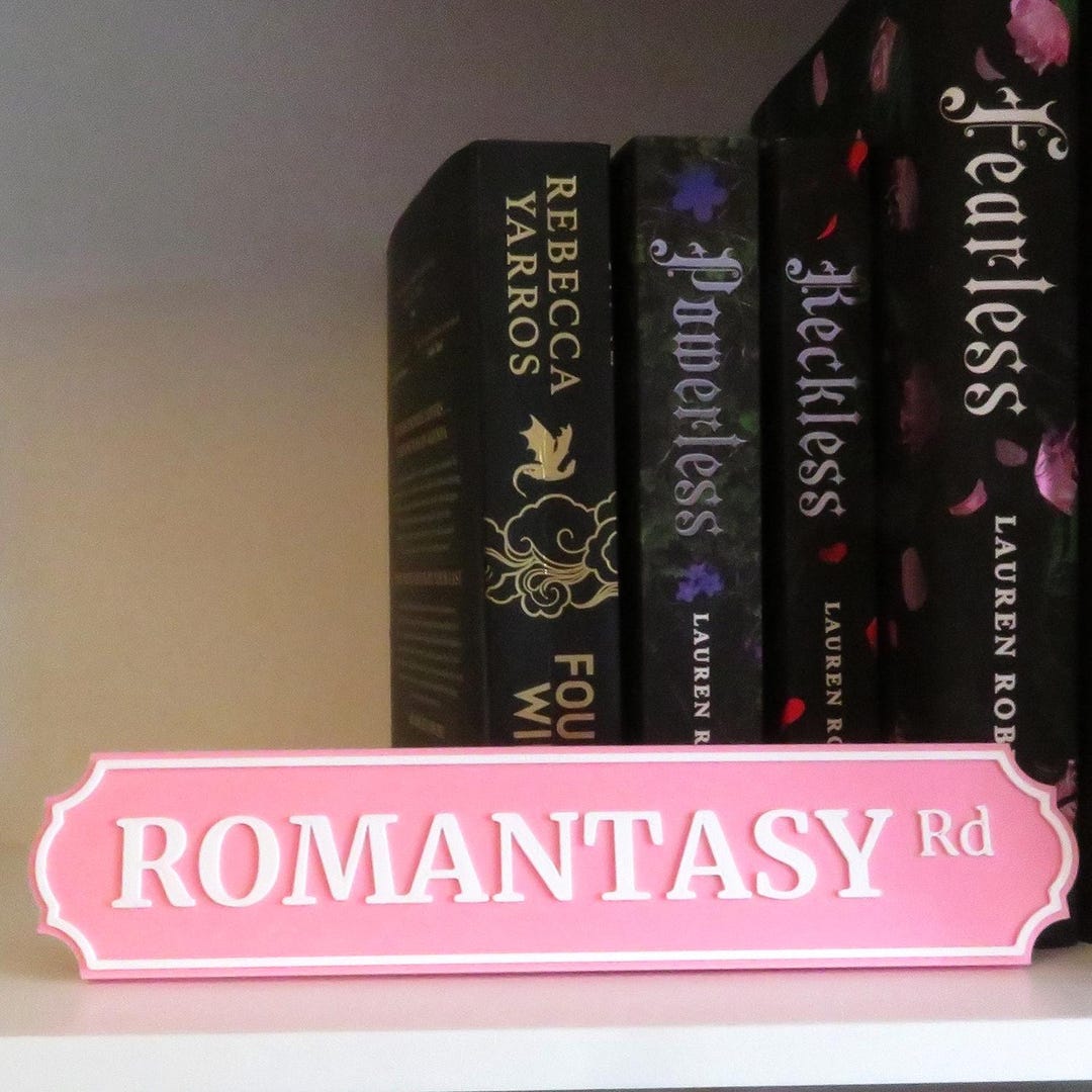 Custom Bookshelf Street Sign – Personalized Library Label | Book Nook ...