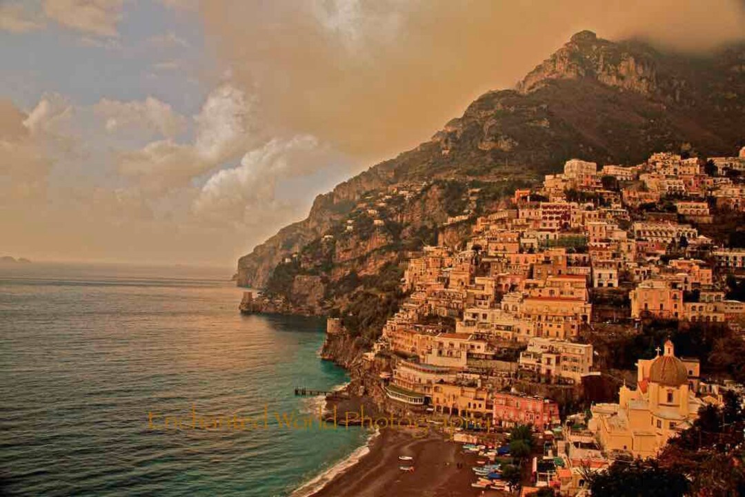 Positano Photo Print, Amalfi Coast Photo, Beautiful Italy Village Print ...