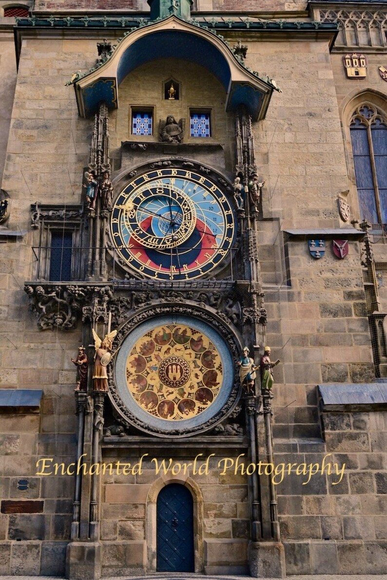 Prague Astronomical Clock Photo, Prague Photography, Historic Clock ...