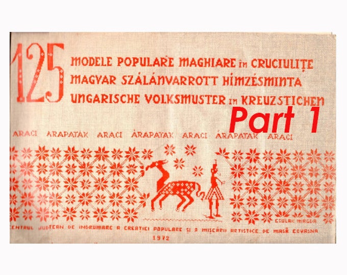 80 Authentic Traditional Folk Designs, Hungarian Transylvanian Cross ...
