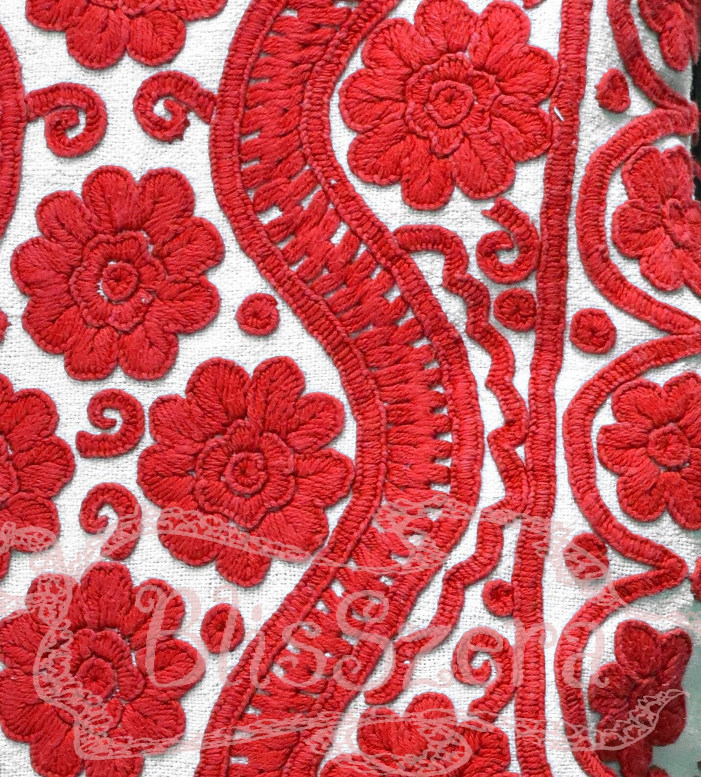 Vintage Hungarian Kalotaszegi Embroidery Pillow Pattern, Traditional ...