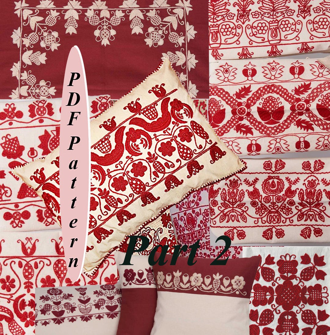Vintage Transylvanian Embroidery Patterns: Udvarhelyi Irasos, Part 2 ...