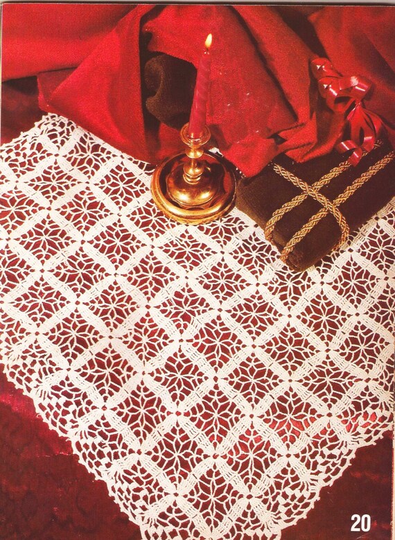 CROCHET PATTERN : Snowflake Pattern Perfect for a Scarf - Etsy