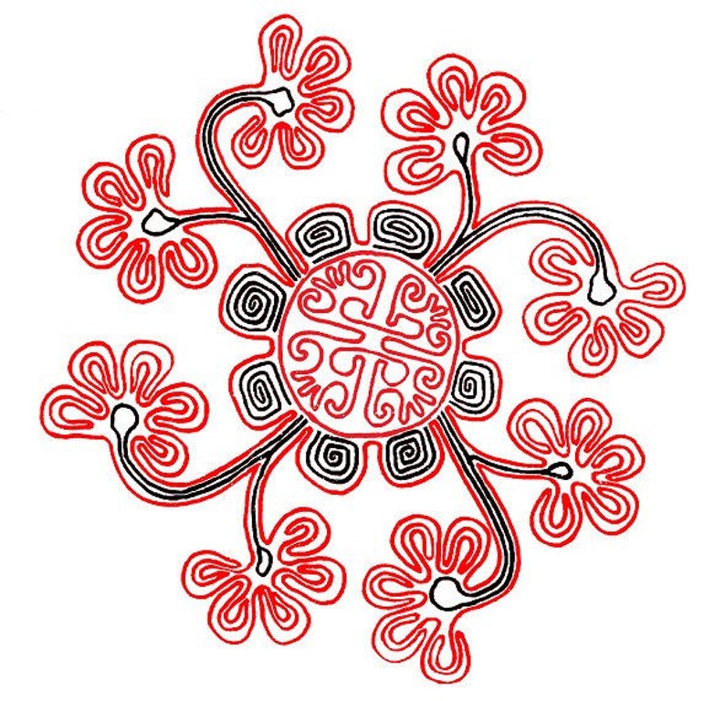 4 Hungarian Transylvanian Embroidery Pattern, Big Udvarhelyi Table ...