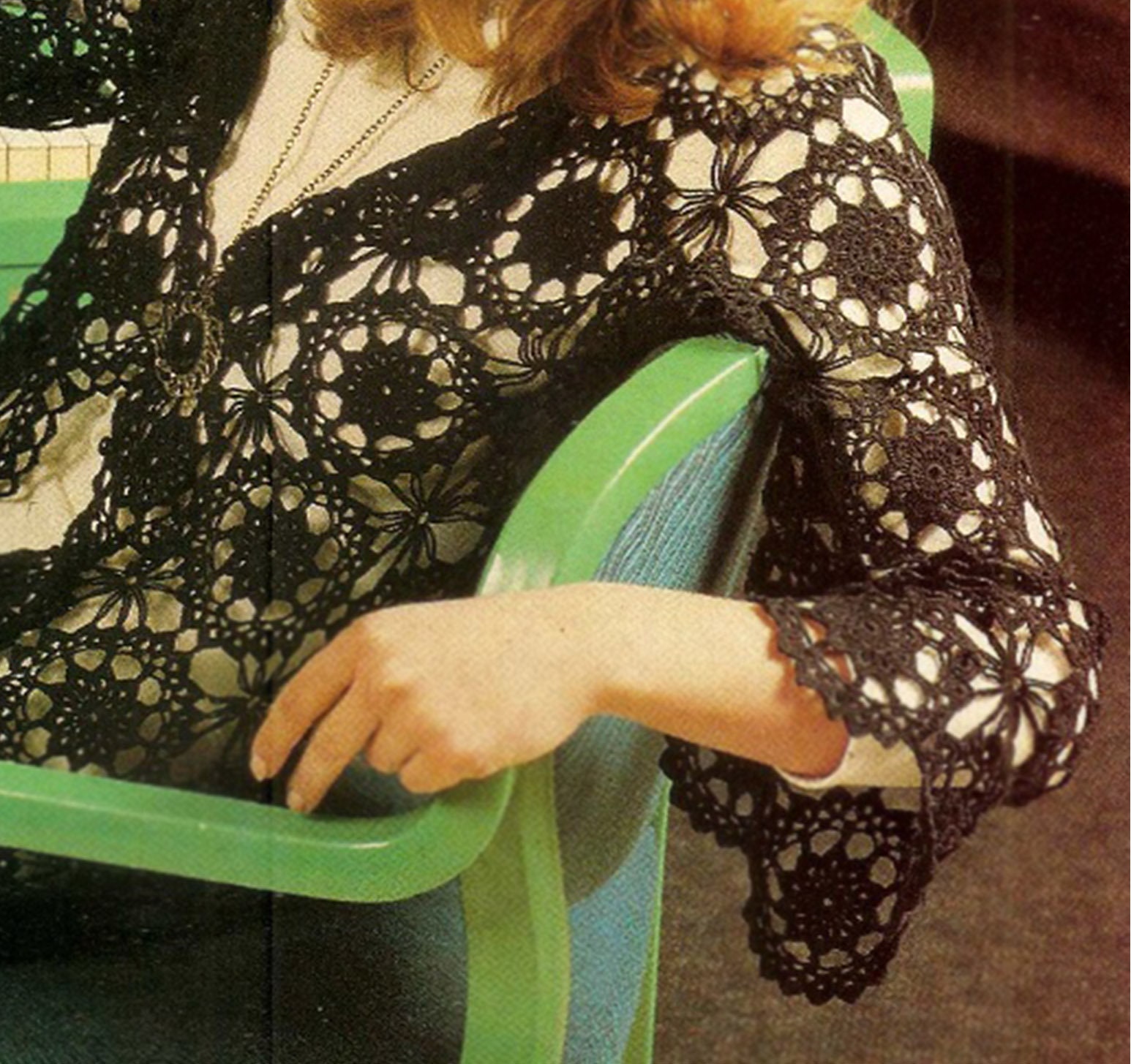 Crochet Pattern Elegant Black Crochet Jacket, Blazer, Cardigan, Instant ...