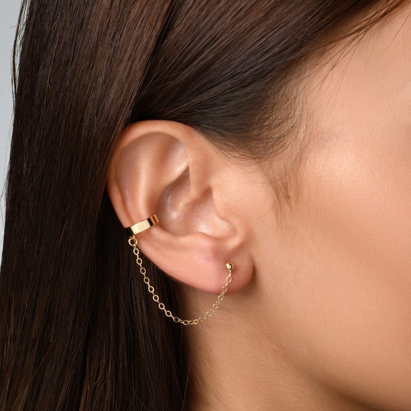 Gold Cuff Earrings - Etsy