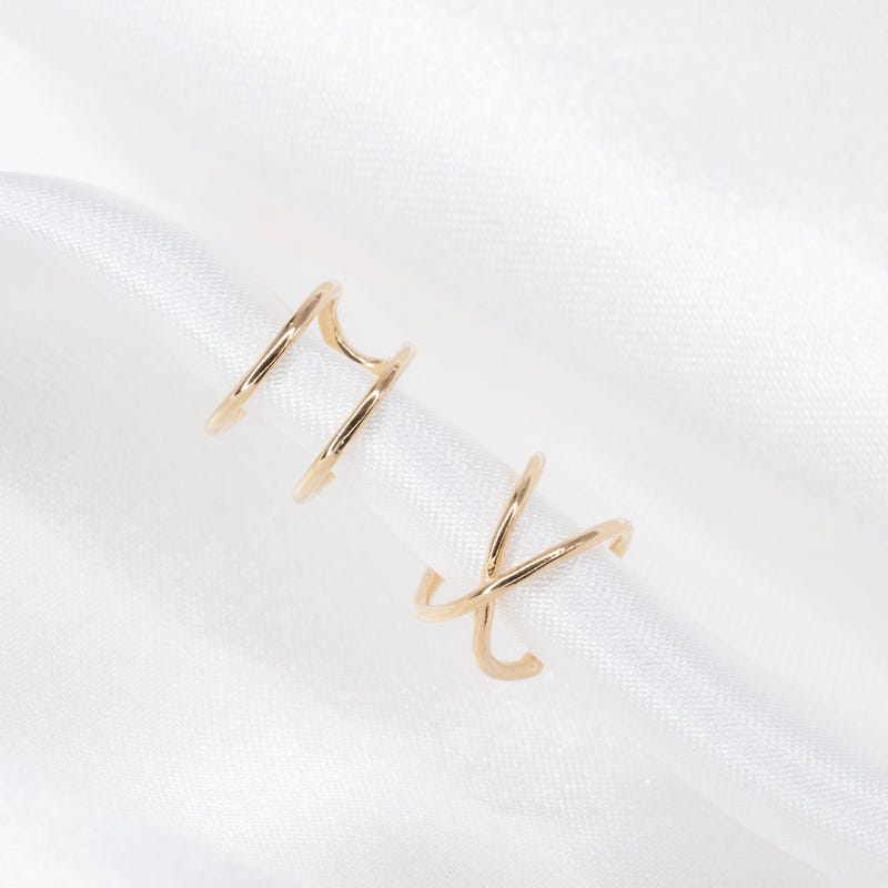 Cross Ear Cuff - Etsy
