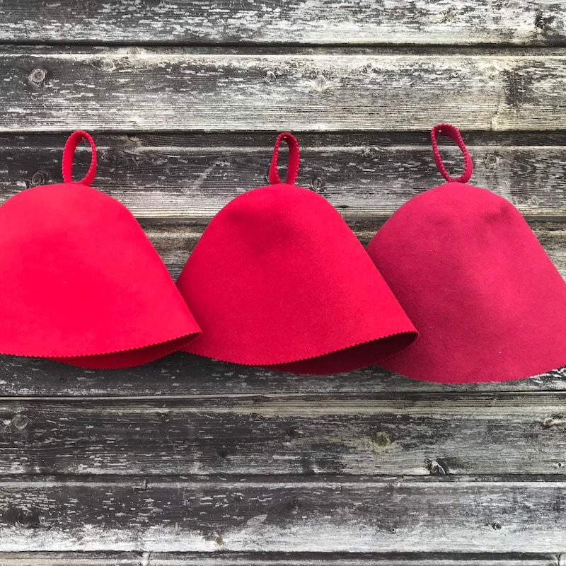 Red Felt Hat - Etsy
