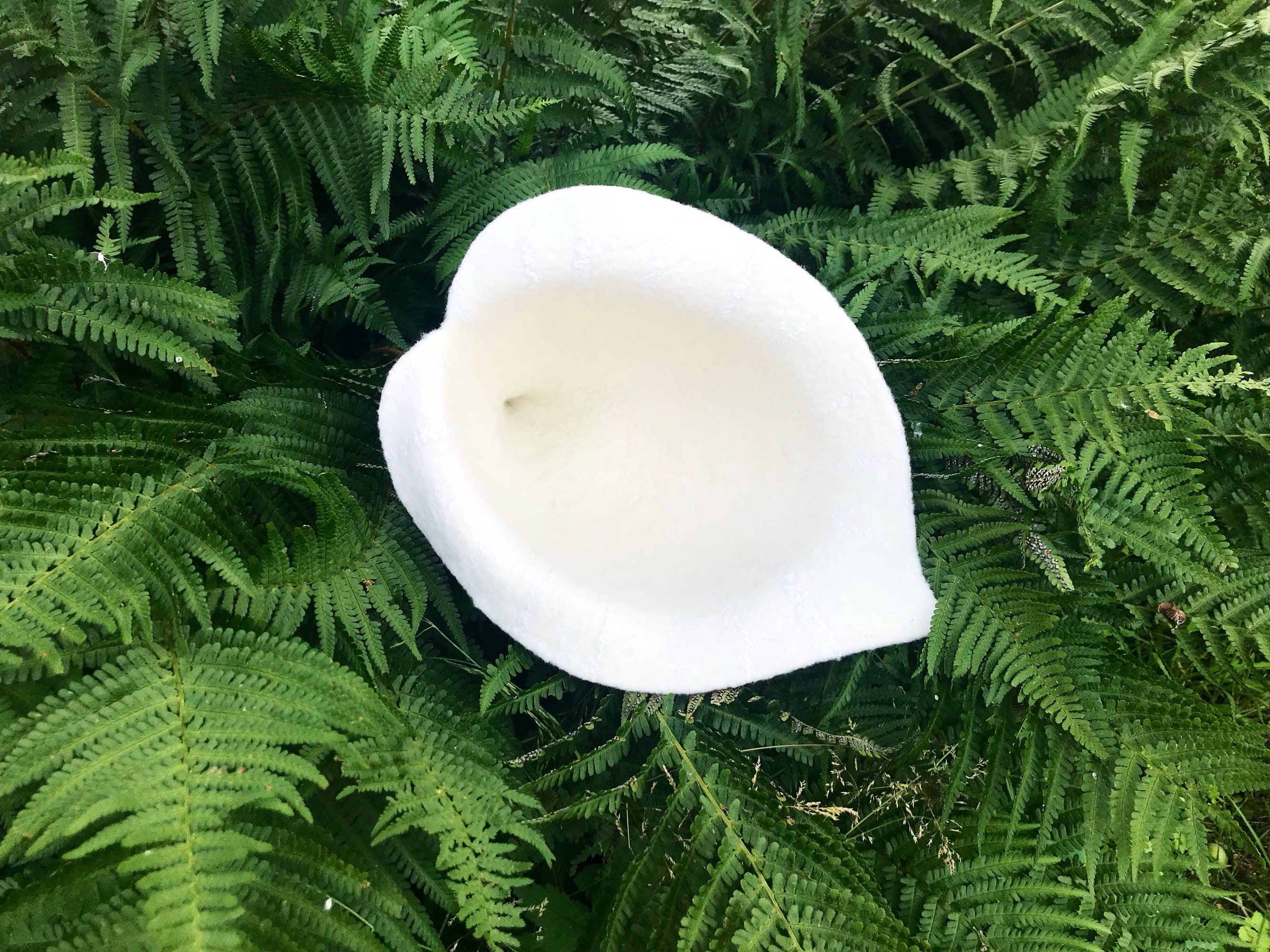 Calla Sauna Hat Whit a Curly Tail Felted Women Hat Gift for | Etsy