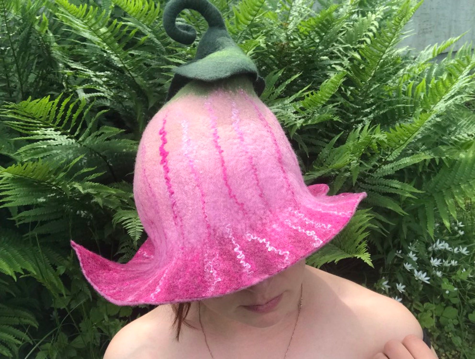 Pink Calla Sauna Hats Set for Mother and Daughter With a Curly - Etsy