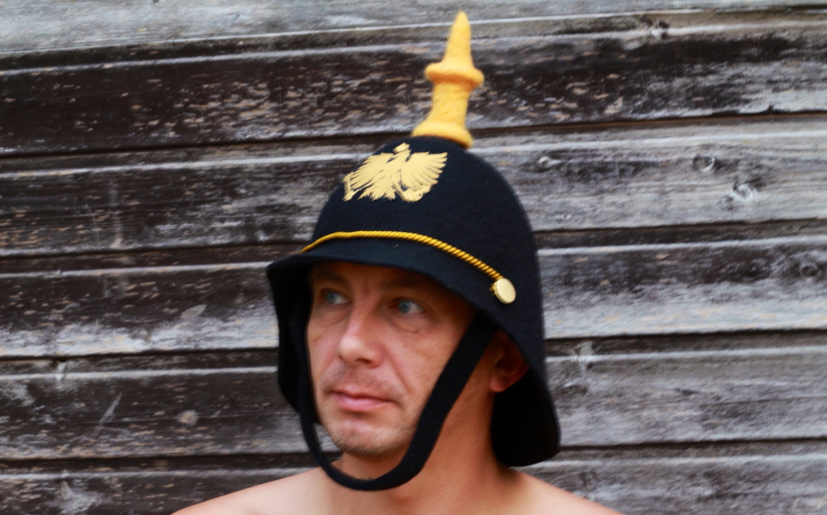 Männer Kaiser Helm, Kaiser Hut, schawarzer Saunahut, Saunahut aus Filz ...
