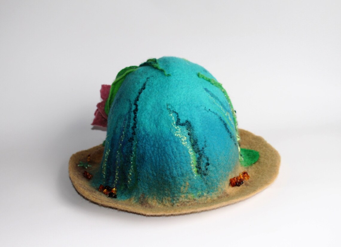 Fairy Tale Sauna Hat Water Fee Hat Sea Underwater Hat Water - Etsy