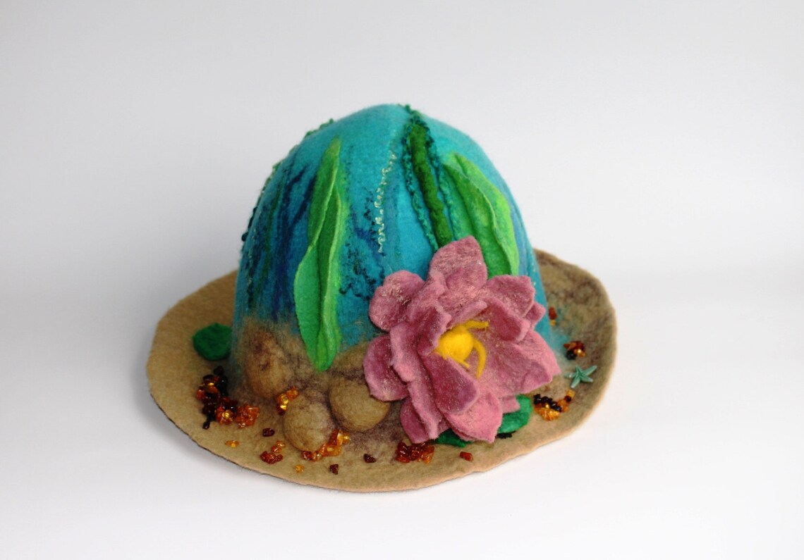 Fairy Tale Sauna Hat Water Fee Hat Sea Underwater Hat Water - Etsy