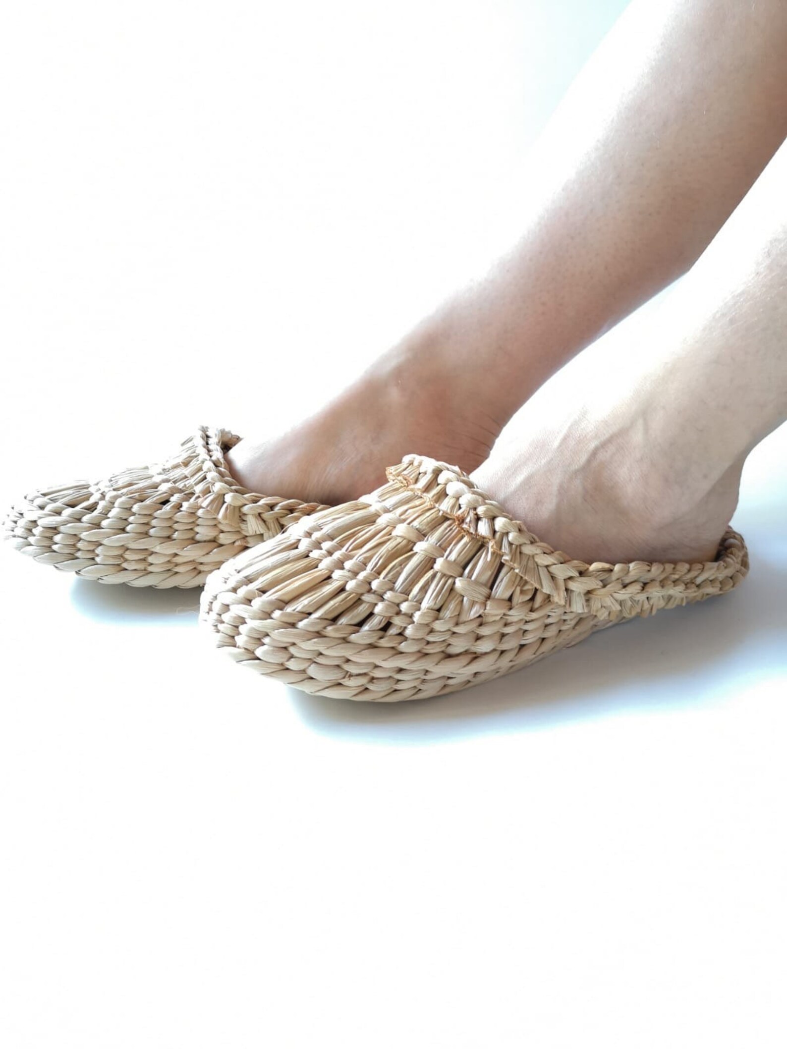 Straw Sandals Hand Woven Straw Slippers Shoes for Sauna or | Etsy