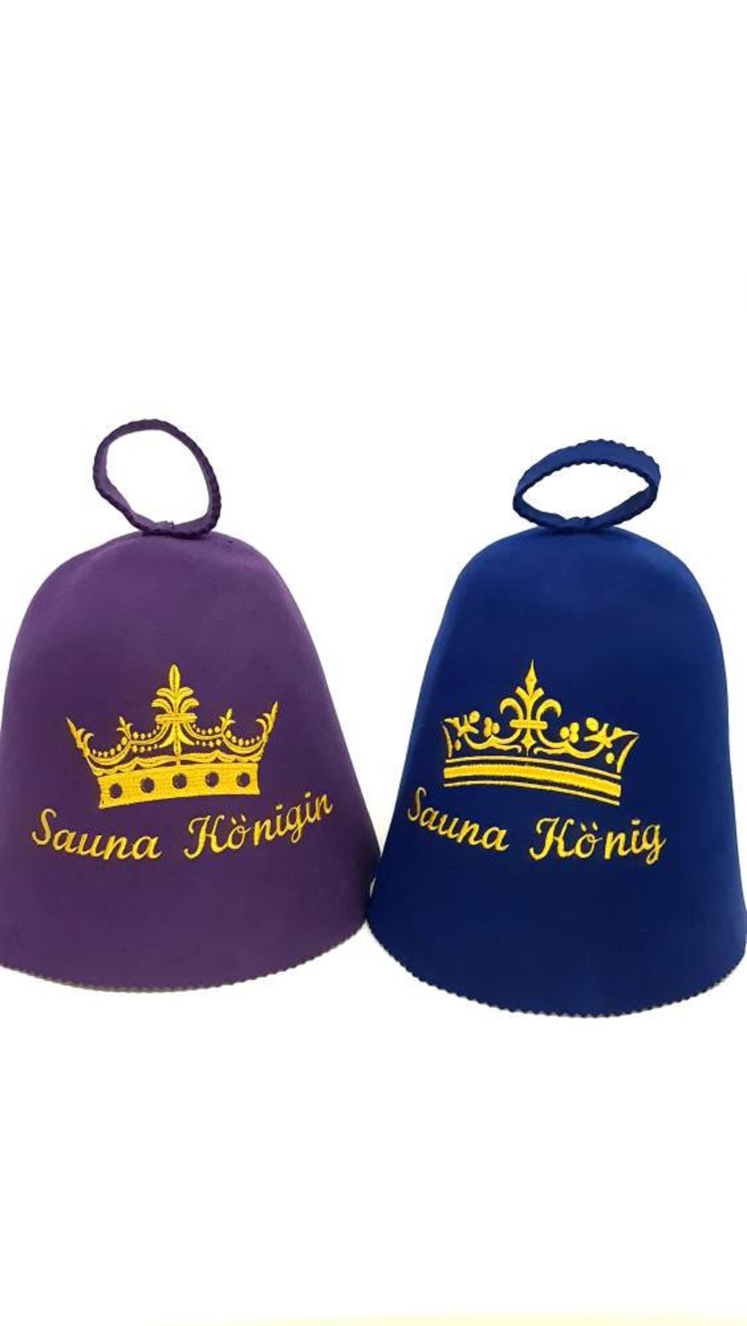 Sauna Hats Set "sauna King" and "sauna Queen" - Etsy