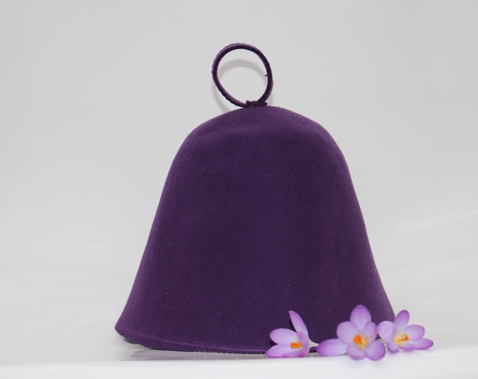 Sakura Sauna Hat From Felt With Different Pattern - Etsy