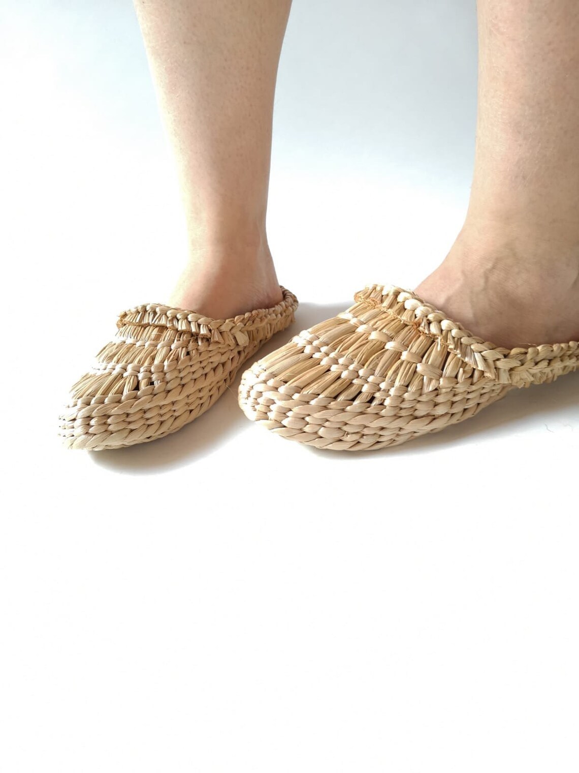 Straw Sandals Hand Woven Straw Slippers Shoes for Sauna or - Etsy
