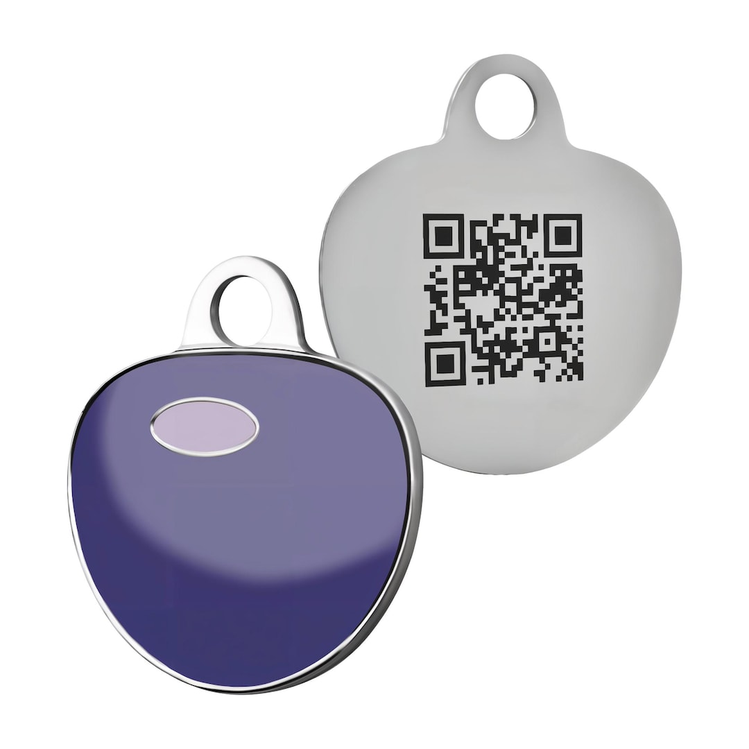 Premium QR Code Dog Tag Smart Pet ID Tags for Dogs Scan Dog ID Tag for ...