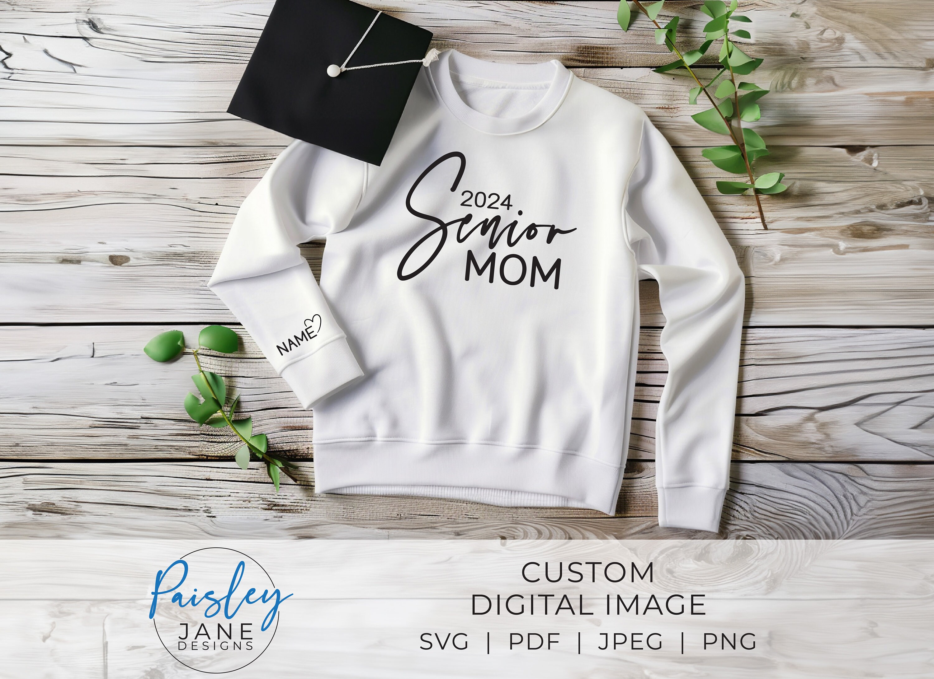 Custom Senior Mom Design Custom SVG Senior Mom 2024 2025 Senior Mom ...