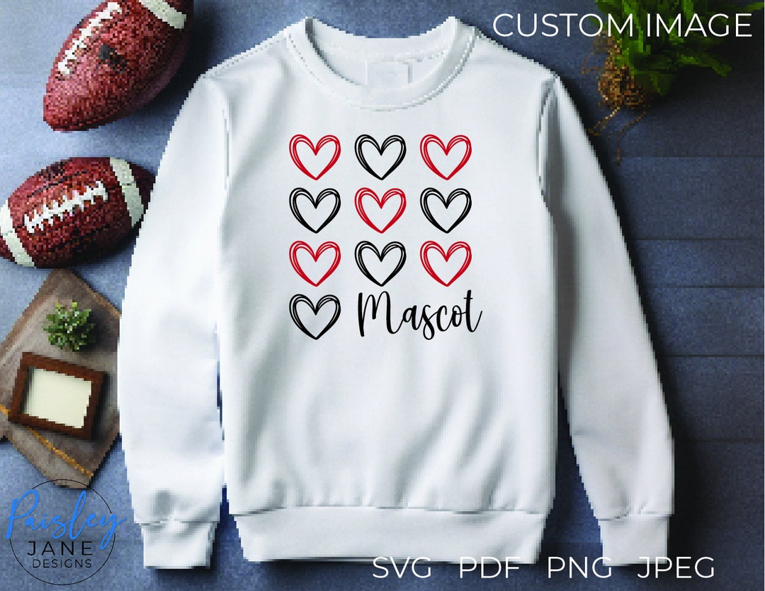 Custom SVG | Team Mascot; Custom Cut File, Custom School Team Name SVG ...