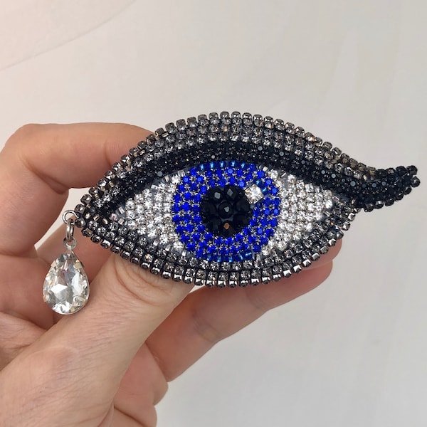 Evil Eye Brooch - Etsy