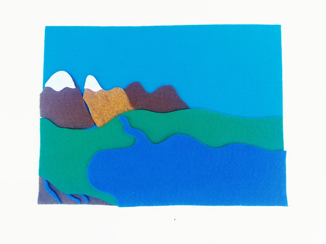 Water Cycle Felt Set/water Cycle Unit Study/homeschool Science ...