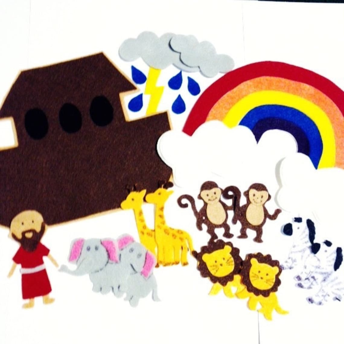 Noah's Ark Felt Bible Story**sunday School/homeschool** - Etsy