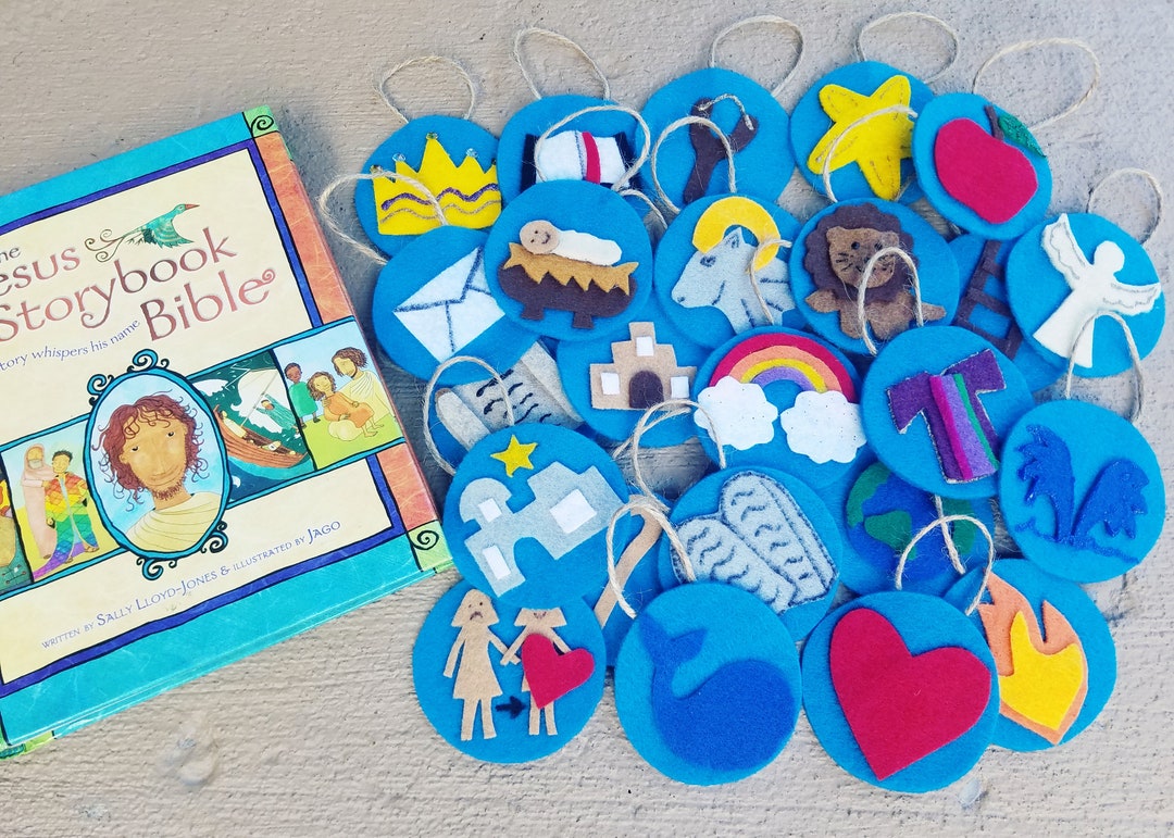 Jesus Storybook Bible Children's Jesse Tree Felt Ornaments**corresponds ...