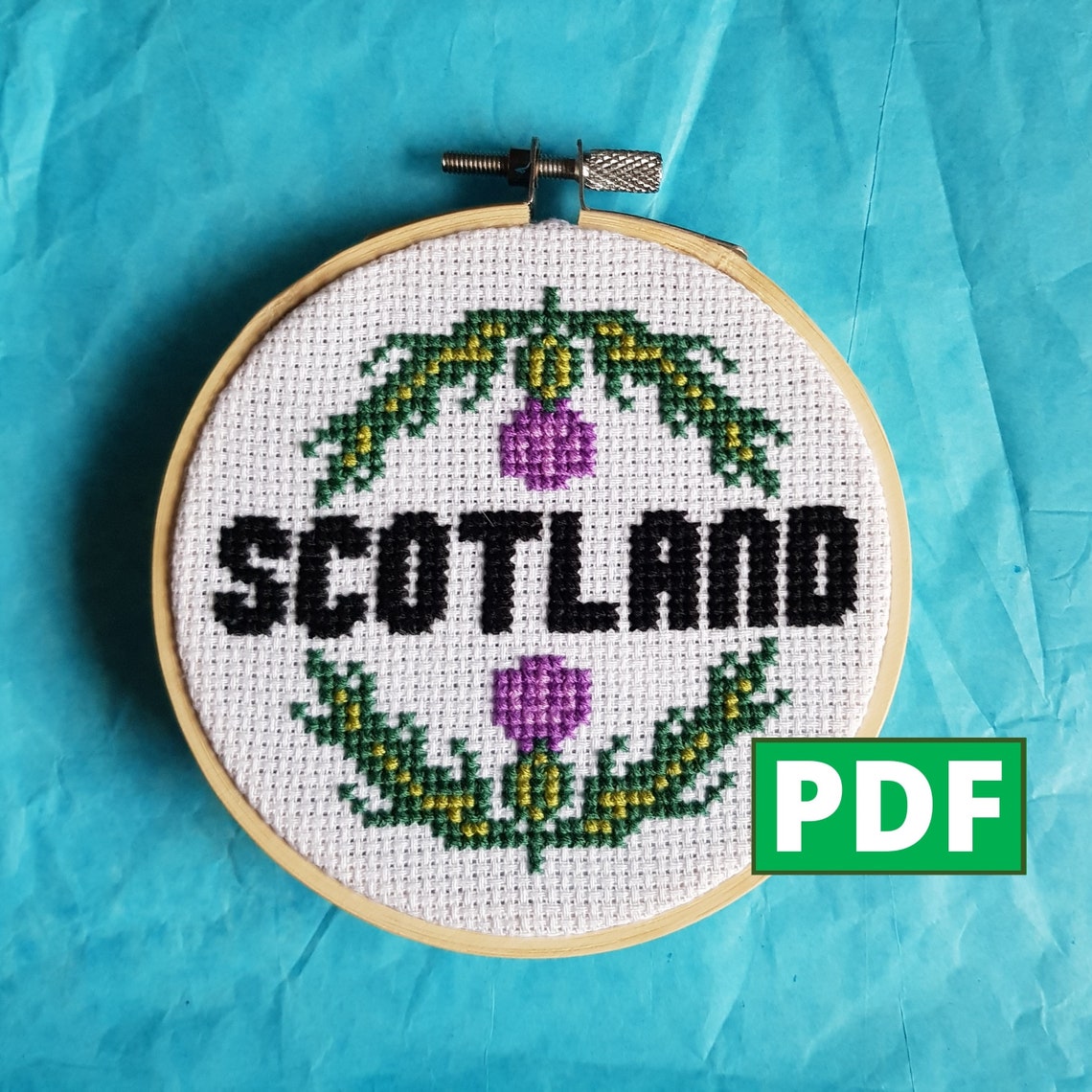 Scotland PDF Cross Stitch Pattern for Instant Download - Etsy