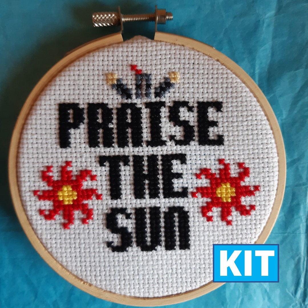 Praise the Sun Cross Stitch Kit - Etsy