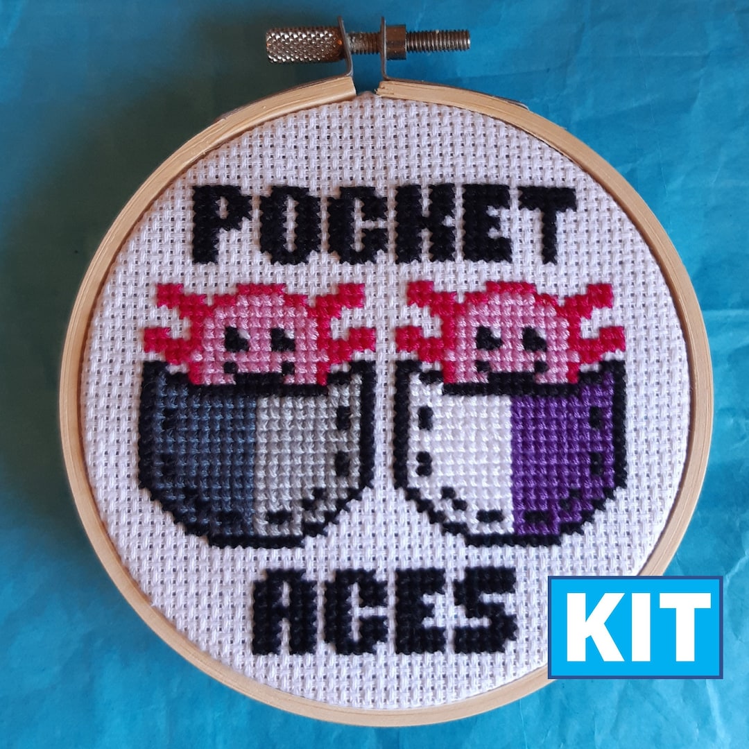Pocket Aces Cross Stitch Kit - Etsy