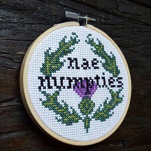 Nae Numpties Cross Stitch Kit - Etsy