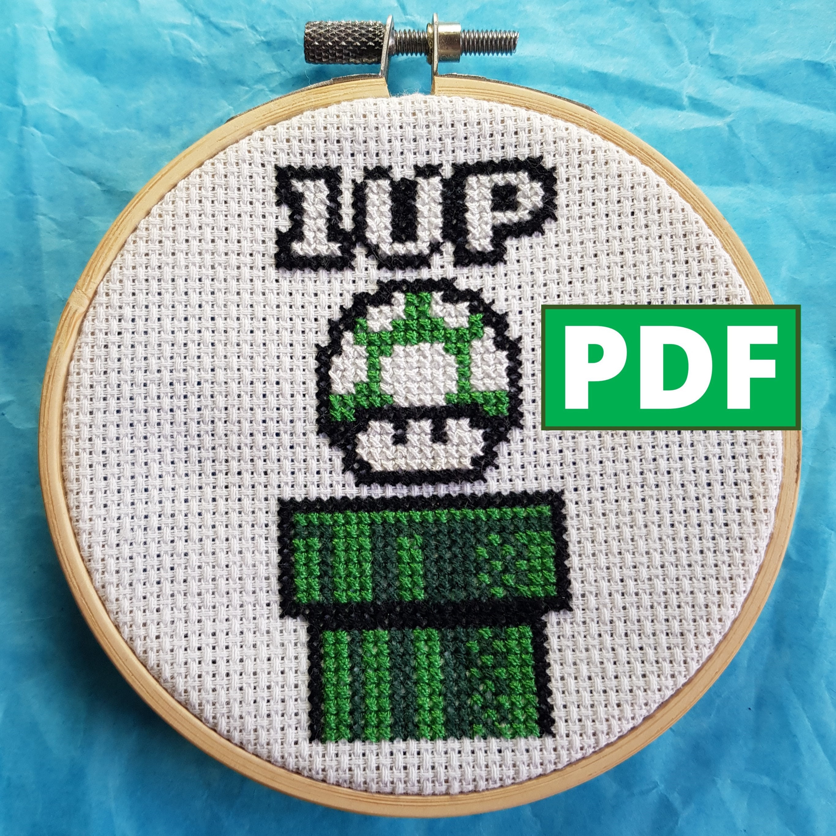 1UP PDF Cross Stitch Pattern for Instant Download - Etsy UK