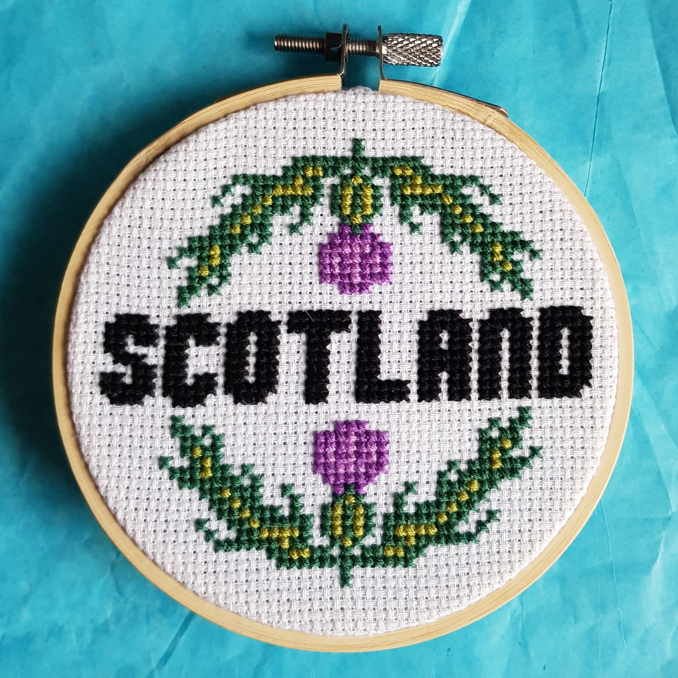 Scotland Cross Stitch Kit - Etsy