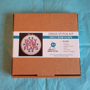 Holy Bum Flaps Cross Stitch Kit - Etsy