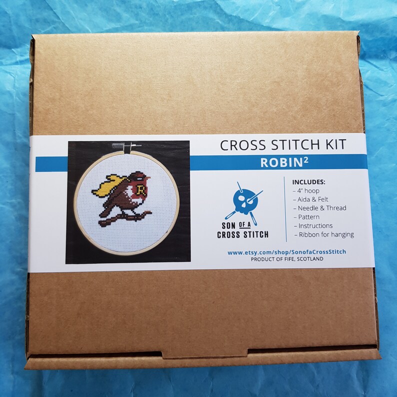 Robin Cross Stitch Kit | Etsy