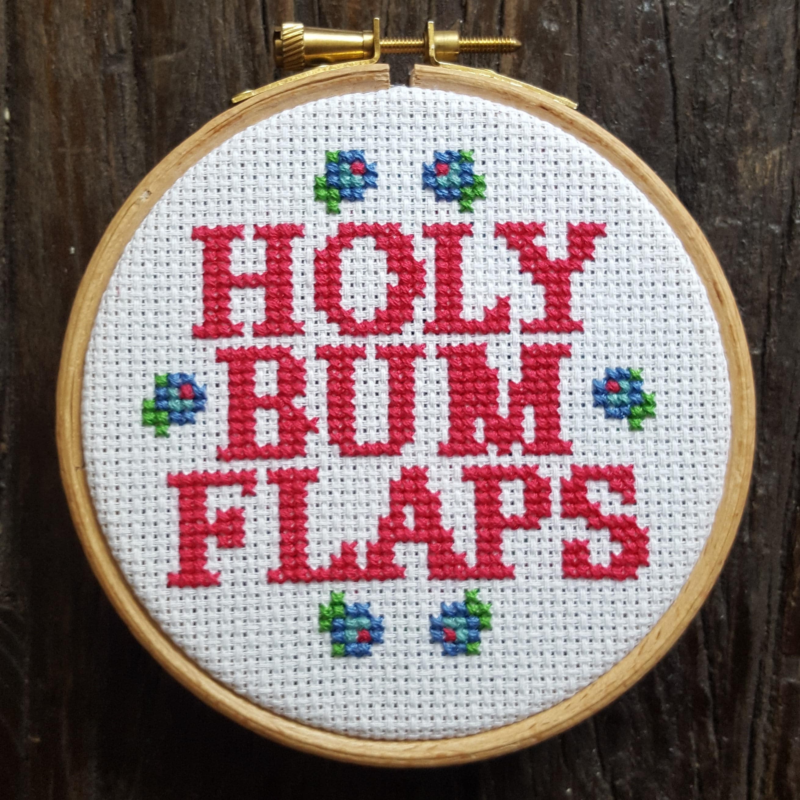Holy Bum Flaps Cross Stitch Kit - Etsy